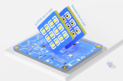 Free Via-in-Pad on 6-20 Layer PCBs with POFV