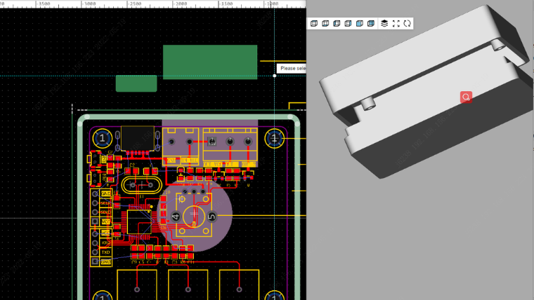 How to quickly print a custom 3D shell after designing a PCB with EasyEDA
