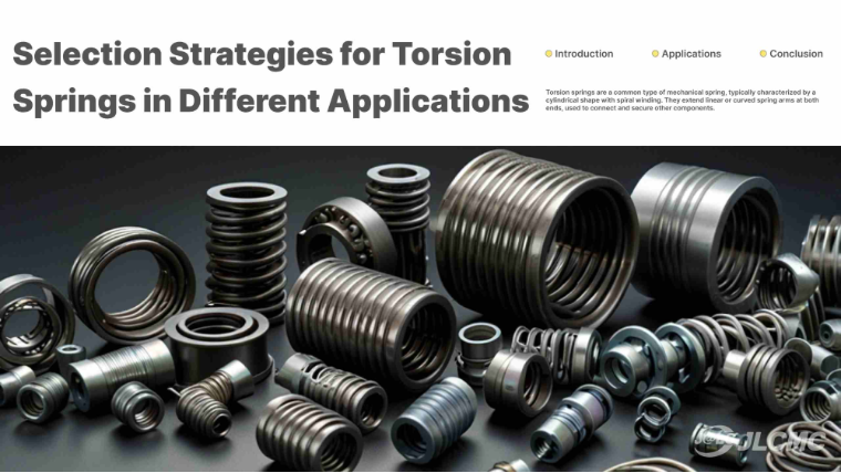 Selection Strategies for Torsion Springs in Different Applications