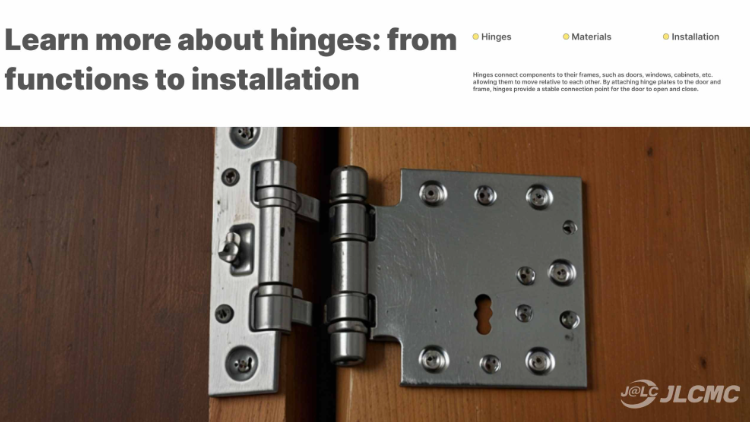 Learn more about hinges: from functions to installation